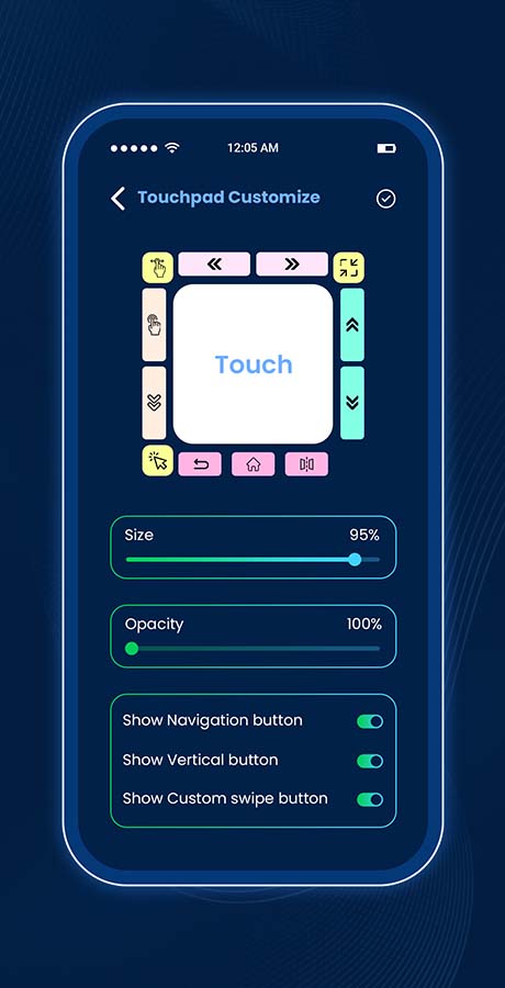 Mouse Cursor Touchpad - Quick Cursor - One-Handed Mode - Remote Mouse - Touchpad for Big Phone ...
